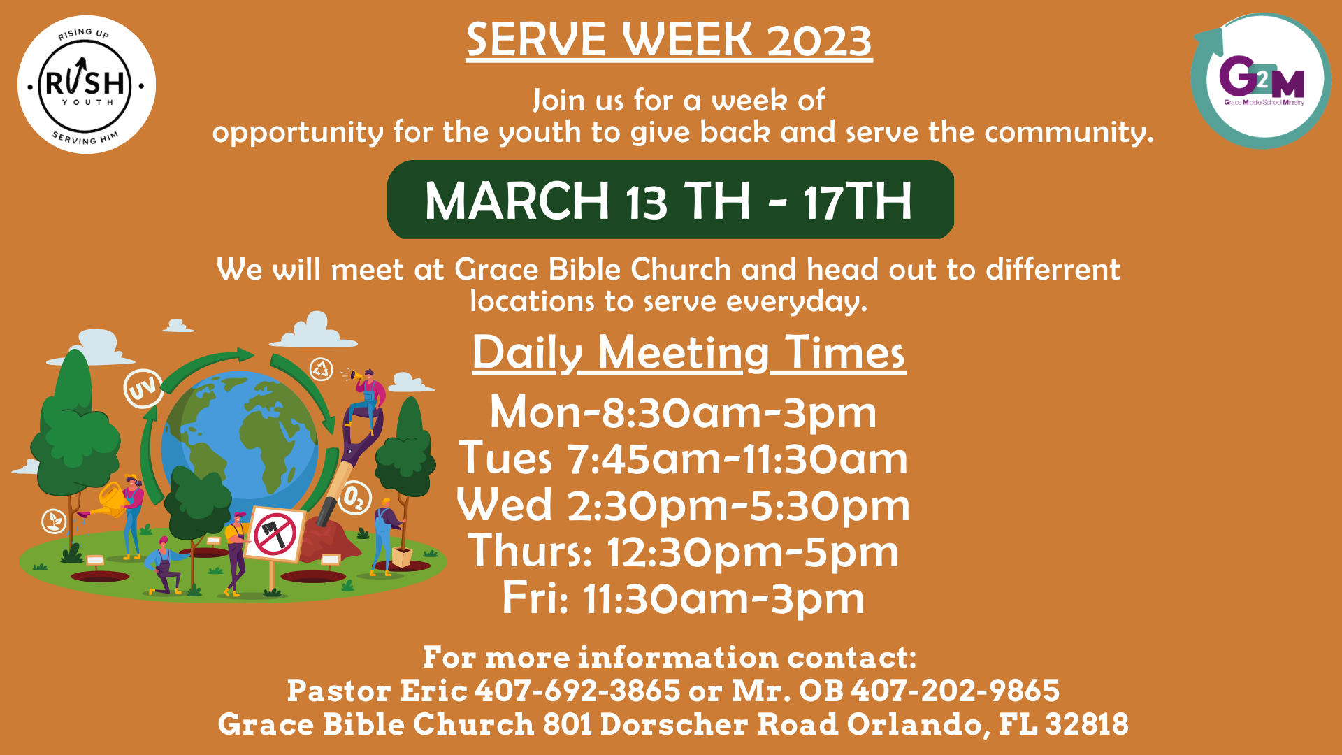 Grace Bible Church Orlando FL » Announcements